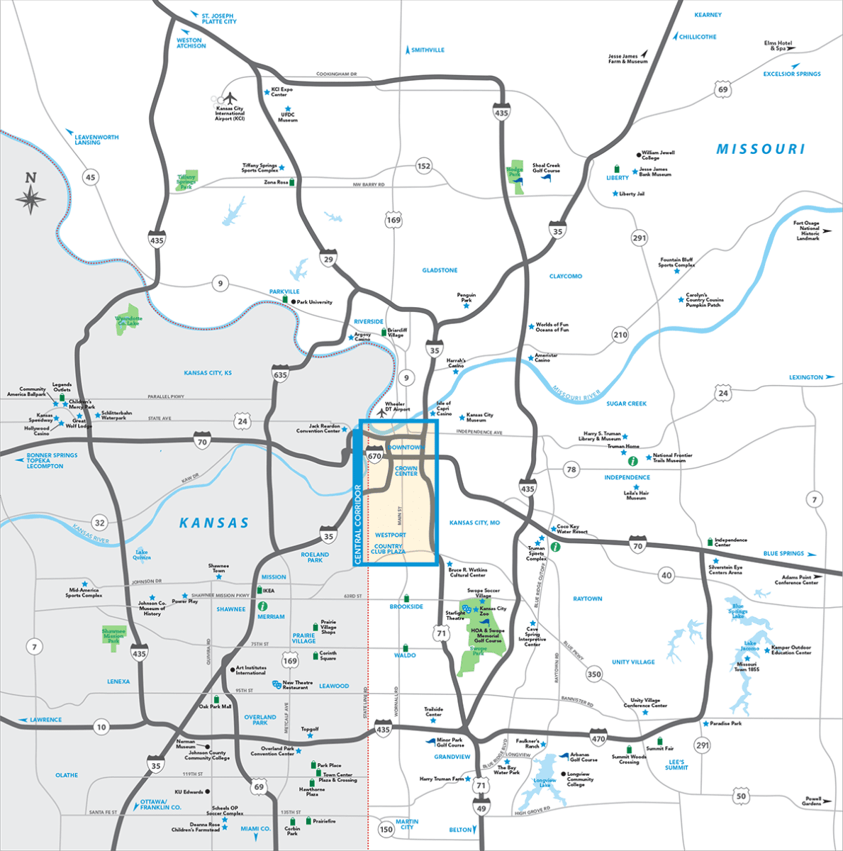 Kansas City Metro Map & Transit Guide | Visit KC