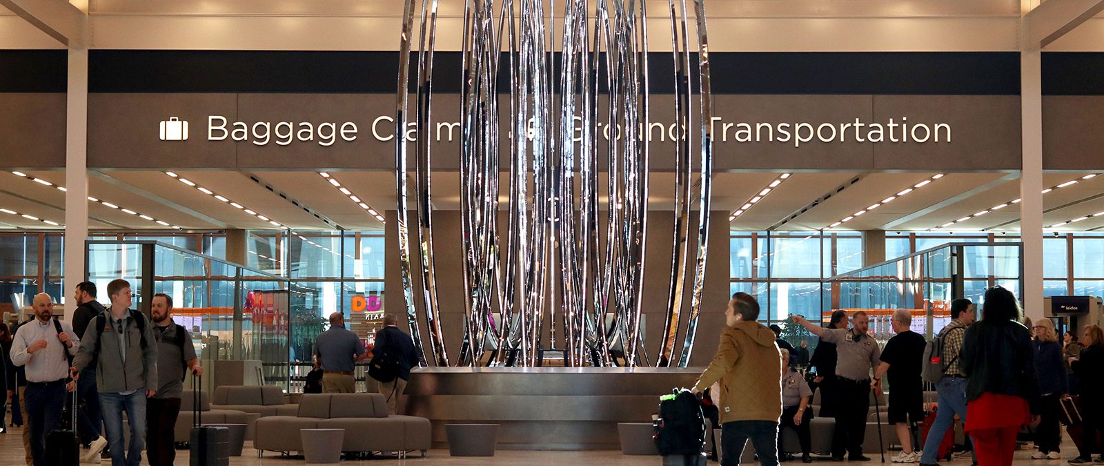 Inside Airport Terminal